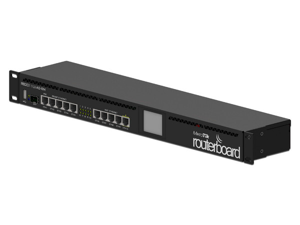 Router MikroTik RB2011UIAS-RM de 5 puertos Gigabit Ethernet, 5 puertos ...