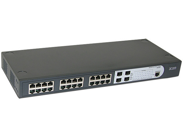 Switch 3Com Baseline Switch 2924-SFP Plus con 24 puertos 10/100/1000 y ...