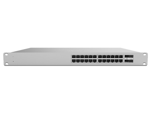 Switch Cisco Meraki, 24 Puertos PoE 10/100/1000Mbps, 4 Puertos 1GbE SFP.