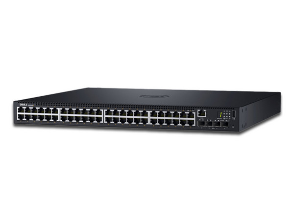 Switch Dell N1548P de 48 Puertos 10/100/1000Mbps y 4 SFP+, PoE.