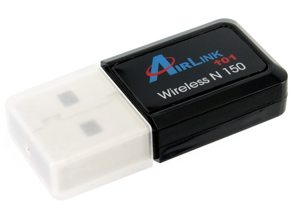 Mini Adaptador USB AirLINK101 Wireless N, hasta 150Mbps.