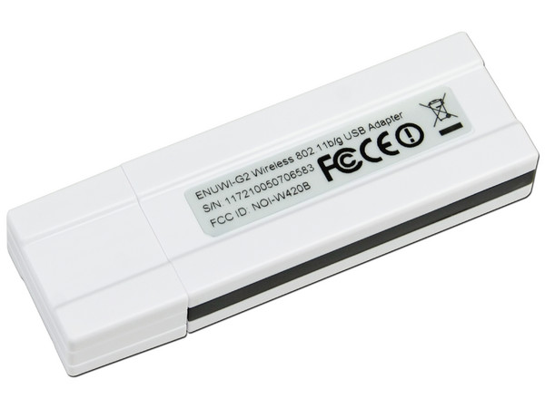 Adaptador Encore USB 802.11G Wireless G, 54Mbps, hasta 100mts.