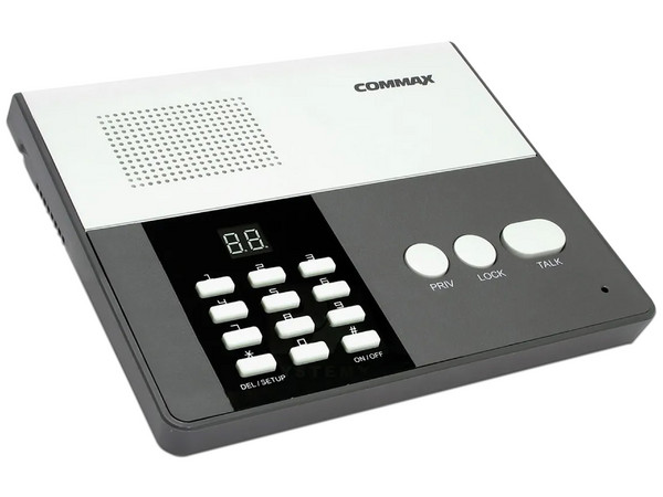 Central de intercomunicación radial COMMAX CM-810 de hasta 10 líneas.