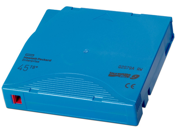 Cartucho de cinta magnética HPE Q2079A LTO-9 de 45TB. Color Azul.
