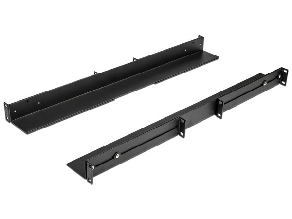 Rieles StraTech para Rack, 1U, Ajustable, de 4 columnas.