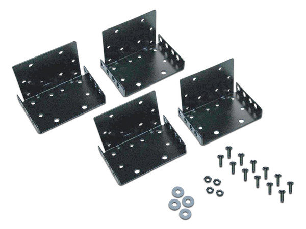 Juego de adaptadores Tripp Litte para instalación en Rack.