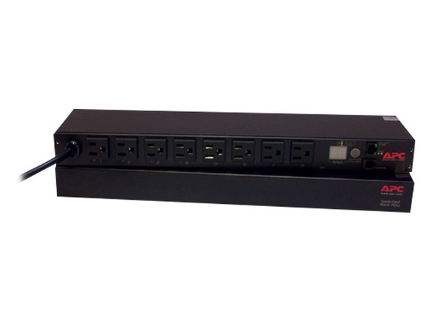 PDU multicontacto APC AP7900B de 8 salidas para montaje en rack 1U ...