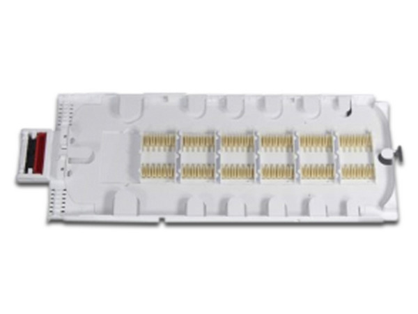 Charola CommScope de 24 fibras, para FOSC-450. Color Blanco.