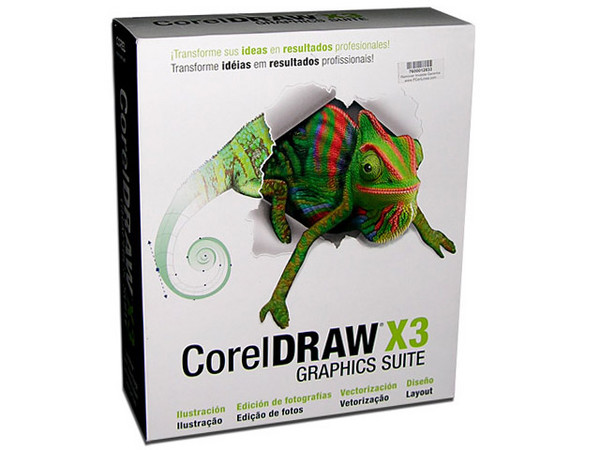 CorelDRAW Graphics Suite X3 en Español, CD