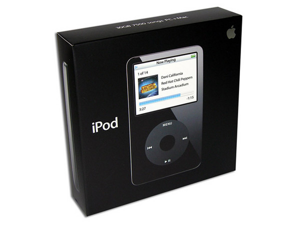 Reproductor Apple iPod video de 30GB color Negro
