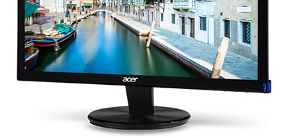 Monitor LED Acer P166HQL de 15.6", Resolución 1366 x 768, 16 ms