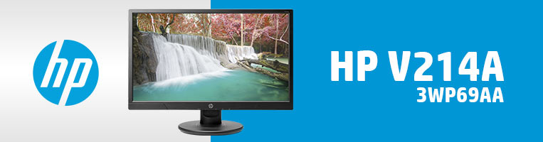 Monitor LED HP V214A de 20", Resolución 1920 x 1080 (Full HD 1080p), 5 ms.