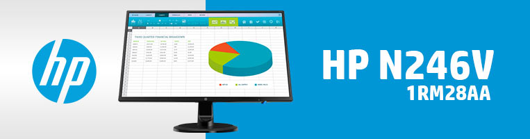 Monitor LED HP N246V de 23.8", Resolución 1920 x 1080 (Full HD 1080p ...