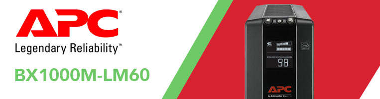 Batería de Respaldo APC BX1000M-LM60 1,000VA/600Watts con 8 contactos ...