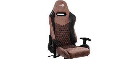 Silla Gamer AeroCool Duke Punch Red. Color Negro/Café. | pcel.com