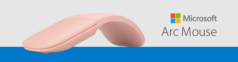 Mouse inalámbrico Microsoft Mavis Arc, Bluetooth. Color Rosa.