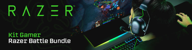 Kit Audifonos, Mouse y Mouse Pad Gamer Razer Battle Bundle, (Blackshark ...