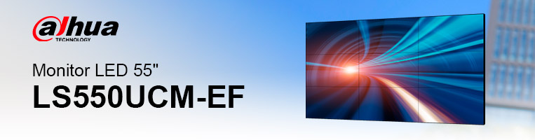 Monitor para Videowall LED Dahua LS550UCM-EF de 55", Resolución 1920 x ...