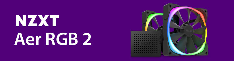 Kit de 2 Ventiladores NZXT Aer RGB 2, de 120 mm, con iluminación RGB ...