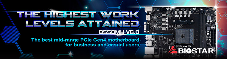 T. Madre Biostar B550MH, Chipset AMD B550M, Soporta: AMD Ryzen 3ra, 4ta ...