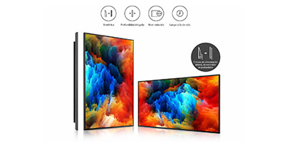 Monitor LED Samsung QM75R EDGE de 75" para negocios, Resolución 3840 x ...