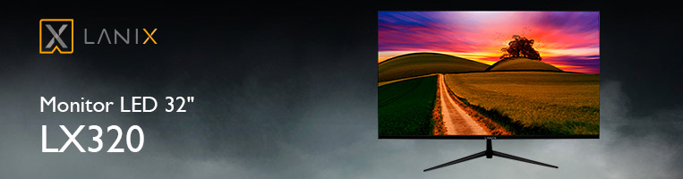 Monitor LED Lanix LX320 de 32", Resolución 1920 x 1080 (Full HD 1080p ...