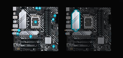 T. Madre ASUS PRIME B660M-A AC D4, Chipset Intel B660, Soporta: Intel ...