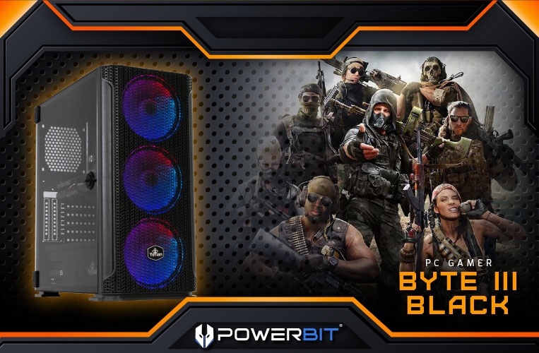 PC Gamer Powerbit BYTE III BLACK: Procesador AMD Ryzen 5 5500 (hasta 4. ...