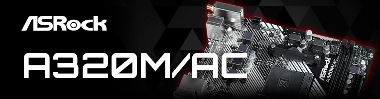 T. Madre ASRock A320M/AC, Chipset AMD A320, Soporta: AMD Ryzen 3ra, 4ta ...