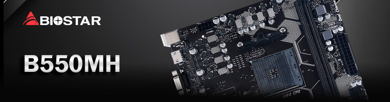 T. Madre Biostar B550MH 3.0, Chipset AMD B550, Soporta: AMD Ryzen 3ra ...