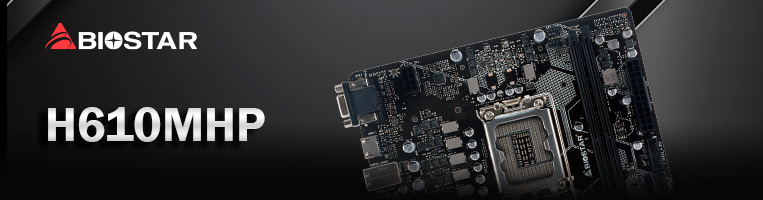 T. Madre Biostar H610MHP, Chipset Intel H610, Soporta: Procesador Intel ...