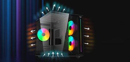 Gabinete Gamer Balam Rush Tank Pro Evo GM955, Mini Tower, Micro-ATX ...