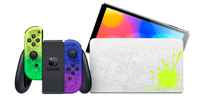 Consola híbrida Nintendo Switch OLED, 64GB, Edición Splatoon 3.