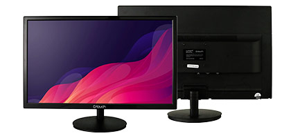 Monitor LED QTouch QT-2400 de 24", Resolución 1920 x 1080 (Full HD ...