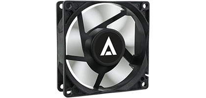 Ventilador Acteck Polar EG VG80, 1800RPM, 80mm, Color Negro.