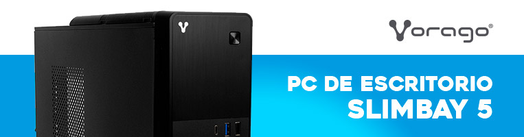 PC de Escritorio VORAGO Slimbay 5, Procesador AMD Ryzen 5 4600G (Hasta ...