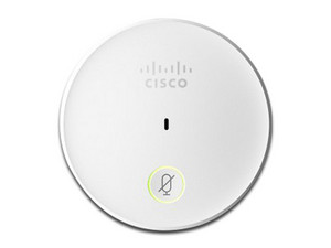 Micrófono de mesa Cisco, con conector mini jack de 4 pines, cable de 7.5m