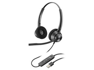 Audífonos con Micrófono Plantronics EncorePro 320 Monoaural, USB.