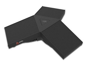 Micrófono de Expansión Poly, 3 Micrófonos, USB, RJ-11. Color Negro.