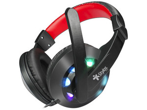 Audífonos con micrófono Stylos Headset Gaming, iluminación LED, 3.5mm ...