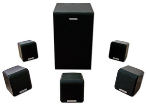 Bocinas Creative SBS 5.1 560, RMS total de 42 Watts.