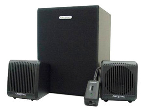 Bocinas Creative SBS 2.1 350, 12 Watts RMS, subwoofer de madera ...