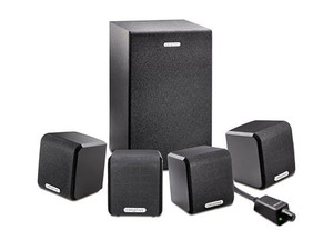 Bocinas Creative SBS 4.1 450, RMS total de 41 Watts.