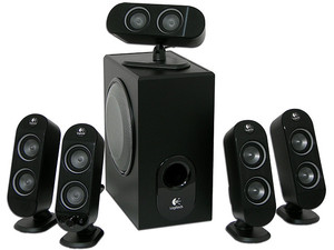 Bocinas Logitech X-530, sonido envolvente 5.1, 70 Watts