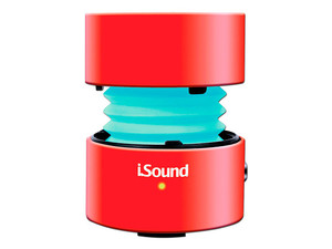 Mini Bocina portátil recargable iSound Fire Waves, Bluetooth.