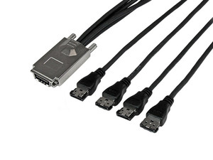 StarTech Cable 2m SAS Serial Attached SCSI SFF-8470 a 4x eSATA ...