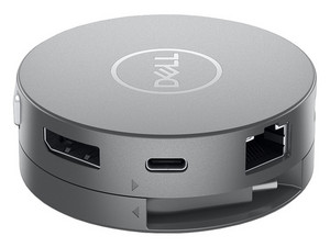 Adaptador Dell DA310 Multipuerto USB-C 7 en 1, USB 3.2, HDMI, DisplayPort, RJ-45, VGA, Color Gris.