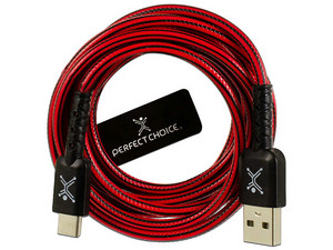 Cable USB A a USB-C Perfect Choice, 1.8 m, USB 2.0 (Macho) a USB-C (Macho).