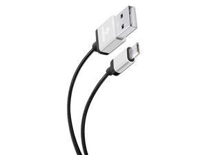 Cable Steren USB-A Macho a MicroUSB Macho, 1m.