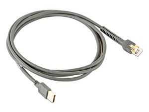 Cable Zebra Technologies de USB 2.0 (M) a EAS (M), 2.1m.